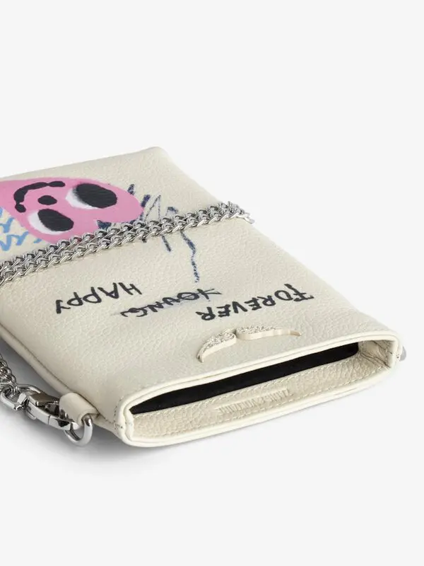 Zadig&Voltaire Rock Leather Phone Pouch