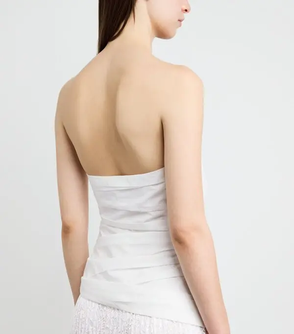 Simkhai Lace-trim Annalise Midi Dress - Ivory