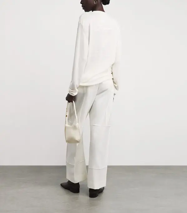 Jacquemus Merino-silk Romarin Crew-neck Sweater
