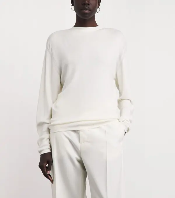 Jacquemus Merino-silk Romarin Crew-neck Sweater