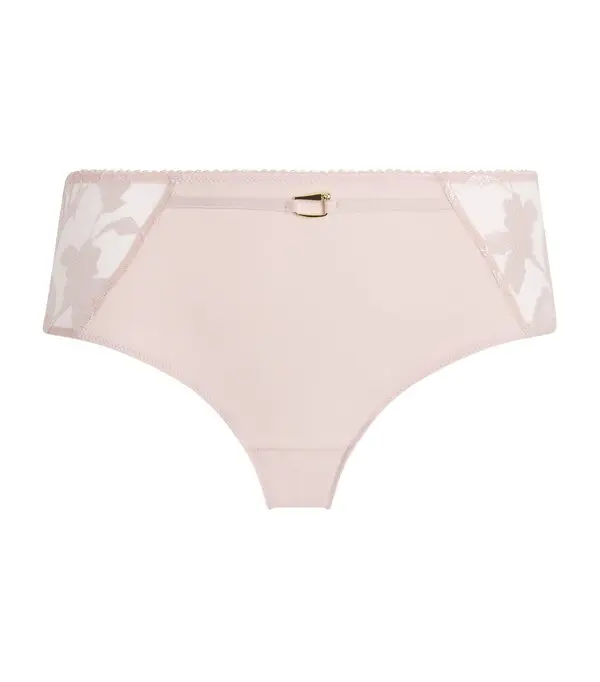 Chantelle Lace Idyll Shorty Briefs - Pink