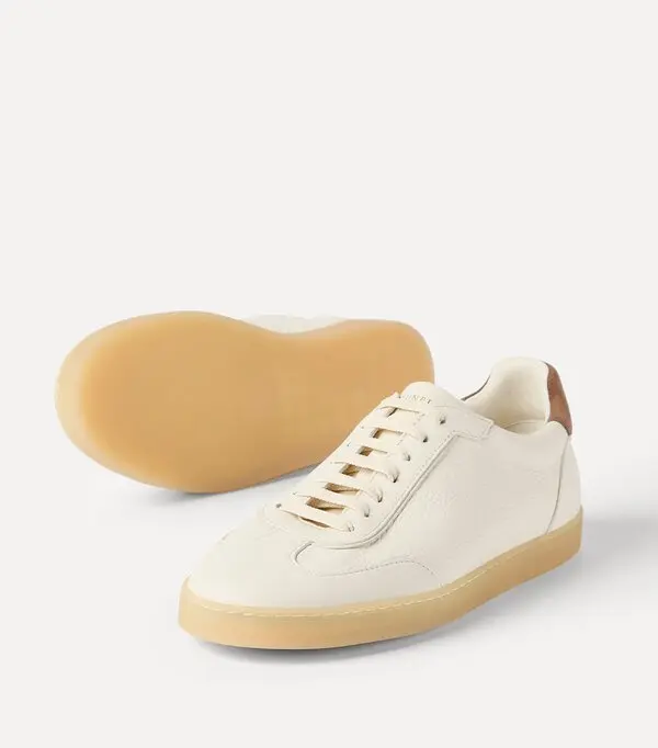 Brunello Cucinelli Deerskin Low-top Sneakers - Yellow