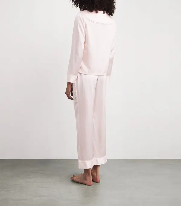 MANITO Mulberry Silk Effie Pyjamas - Pink