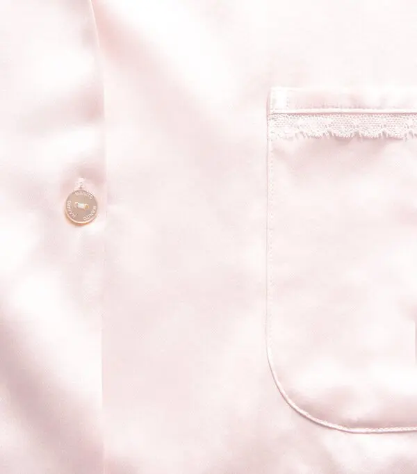 MANITO Mulberry Silk Effie Pyjamas - Pink