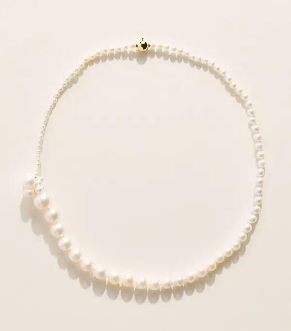 Sophie Bille Brahe Botticelli Peggy Pearl Necklace - Gold