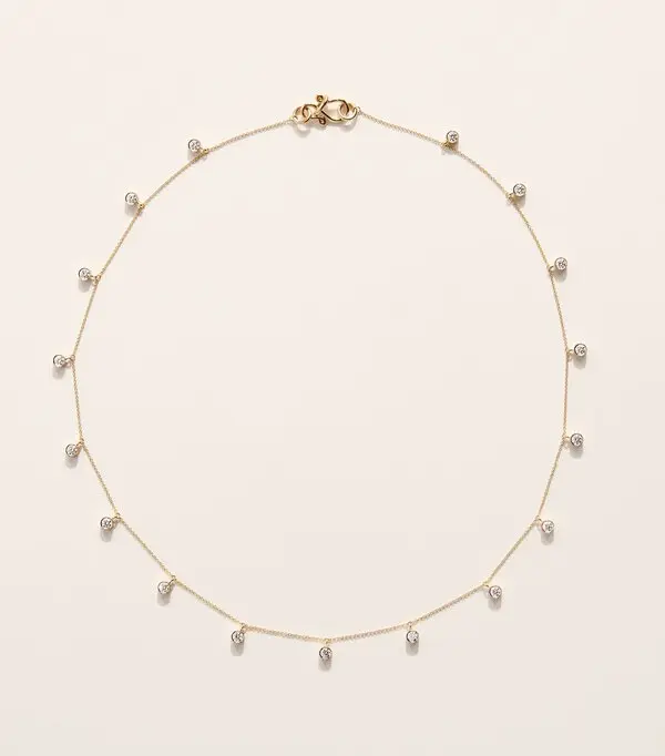 Sophie Bille Brahe Lou Of The Valley Diamond Necklace - Gold