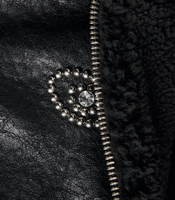 MOTHER Beaded Strappy Brrly Jacket