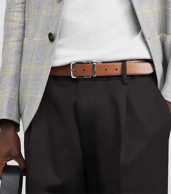 Harrods Leather Reversible Belt