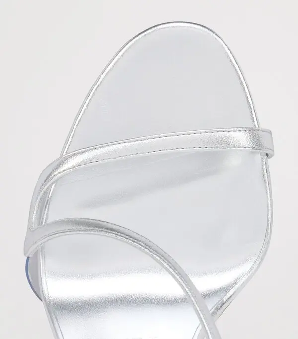 CHRISTIAN LOUBOUTIN Rosa Z Metallic Leather Stiletto Sandals