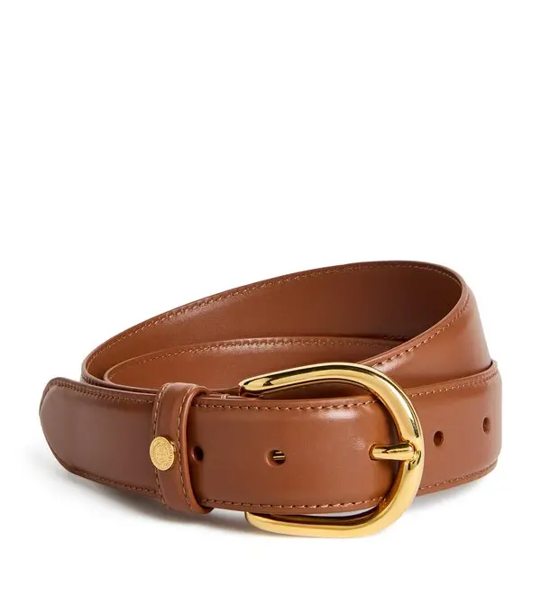 Harrods Leather Belt - Brown