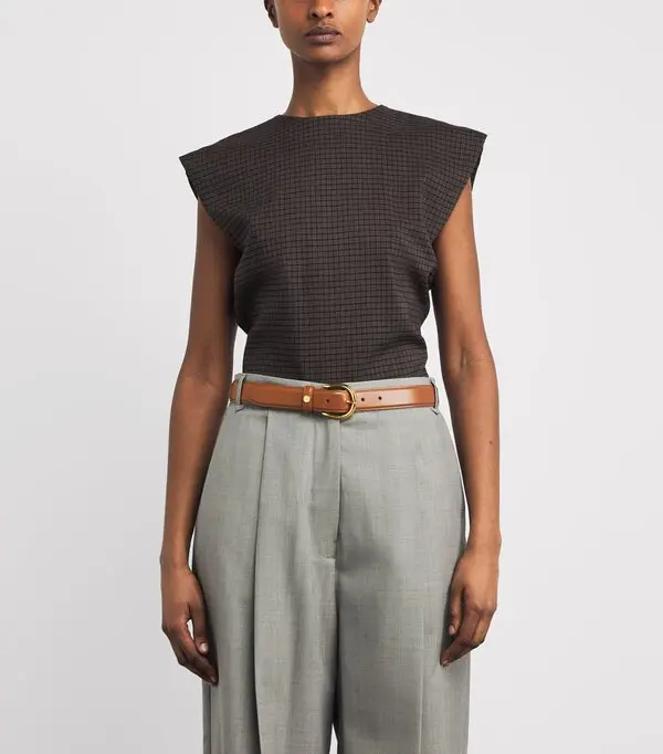 Harrods Leather Belt - Brown