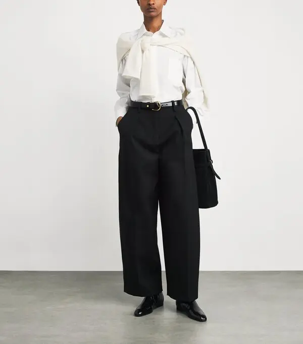 Harrods Leather Belt - Black