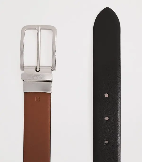 Harrods Leather Reversible Belt