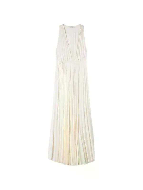 Sandro V-neck Maxi Dress