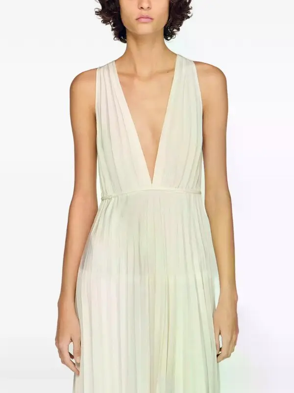 Sandro V-neck Maxi Dress