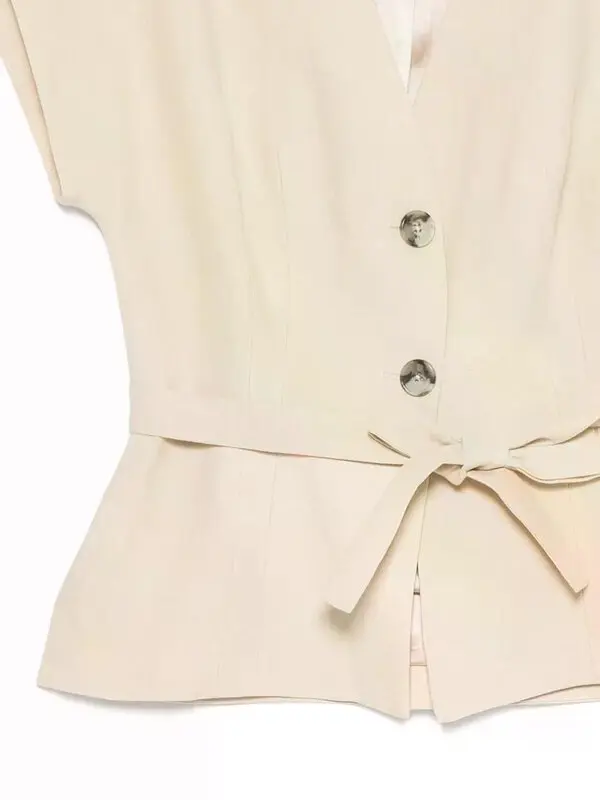 Paul Smith Belted V-neck Top