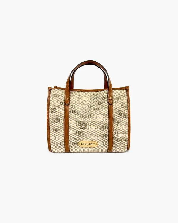 Eric Javits Lil Brickell Straw Shopper Bag