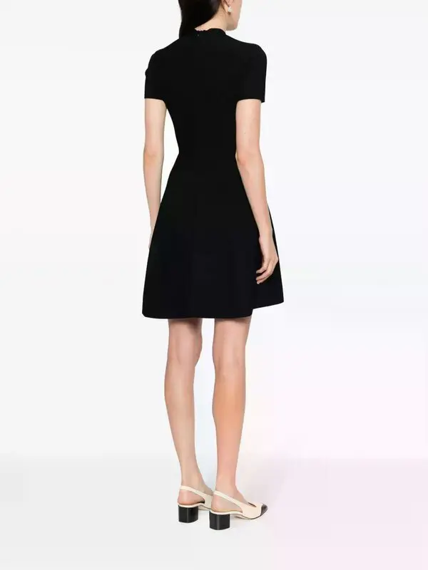 Valentino Garavani Bow-embellished Knit Minidress