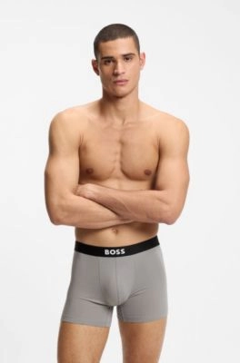 BOSS One Three-pack Of Logo-waistband Boxer Briefs - Assorted Pre Pack