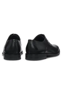 BOSS Leather Oxford Shoes With Perforated Detailing
