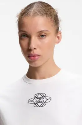 Hugo Cotton T-shirt With Logo