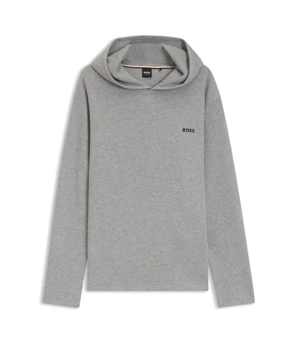 BOSS Cotton-blend Pajama Hoodie - Grey