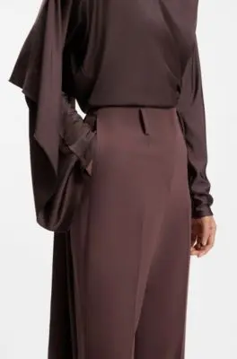 BOSS Tailored Virgin-wool Blend Trousers