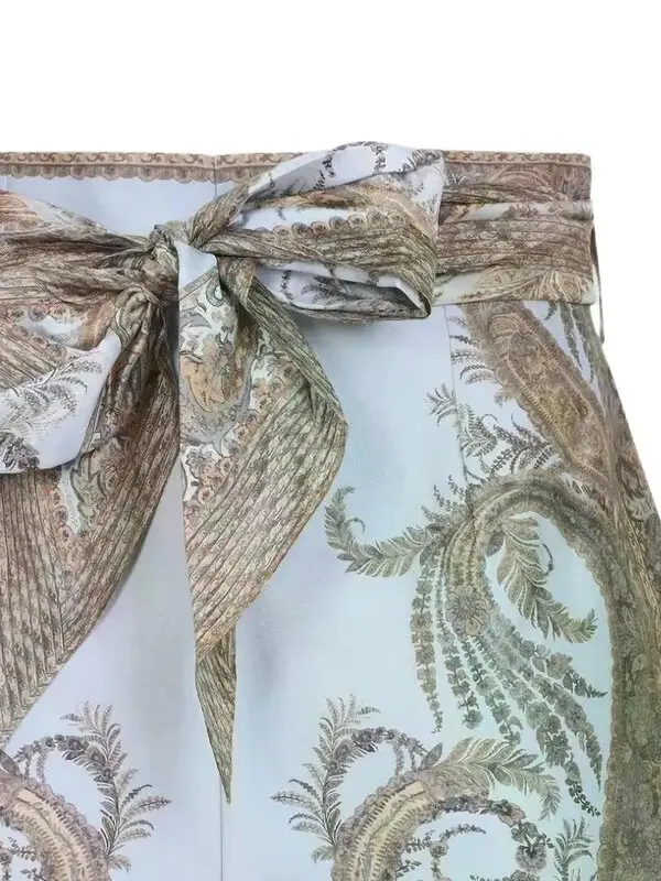 Zimmermann Hypnotic Paisley-print Shorts