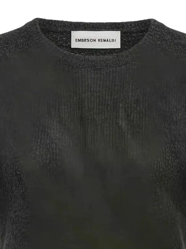 EMERSON RENALDI Puff-sleeve Cropped Top