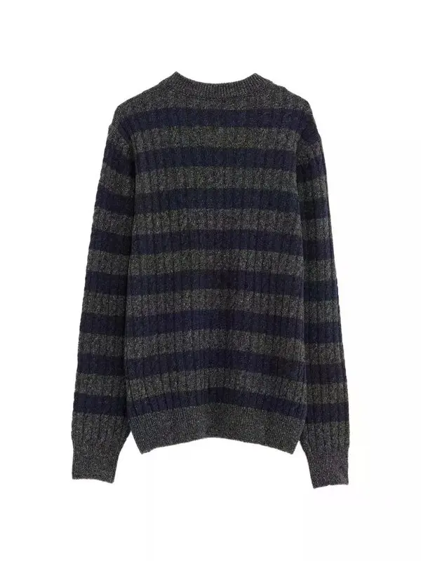 Gimaguas Martin Striped Cable-knit Jumper