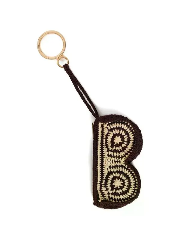 Sandro Logo-plaque Keyring - Neutrals