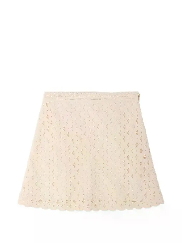 Sandro Ribbed Knit Tank Top With Contrast Trim - Neutrals