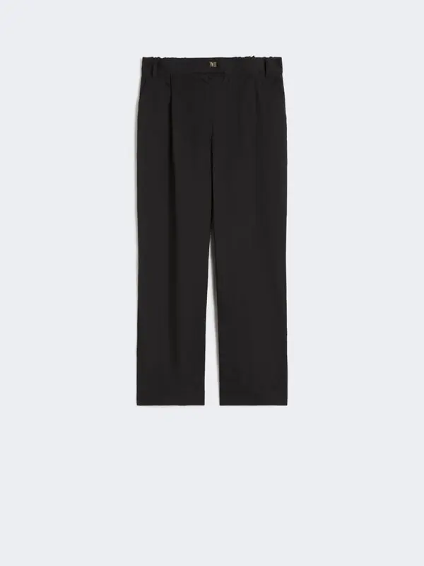 Max Mara Stretch Cotton Capri Trousers