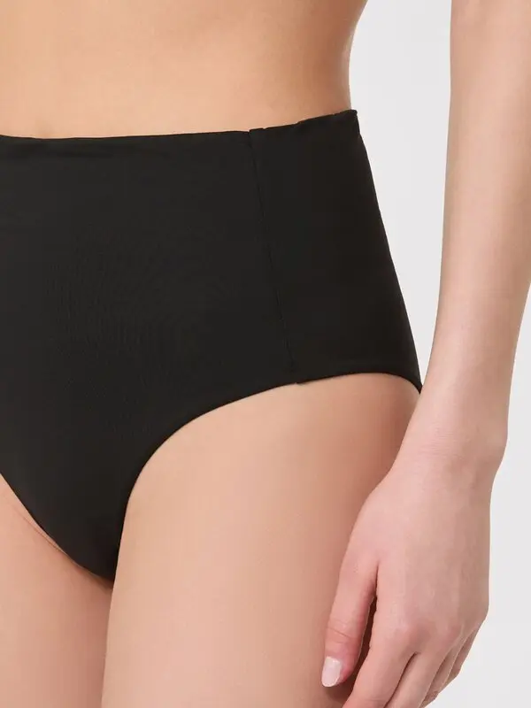 Max Mara High-waisted Jersey Bikini Bottom - Black