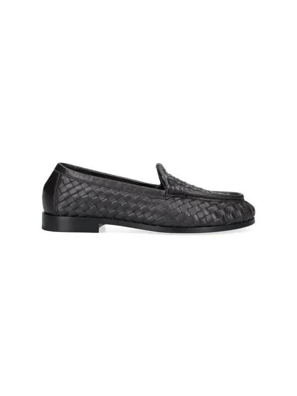 Bottega Veneta Silenzio Loafers - Brown