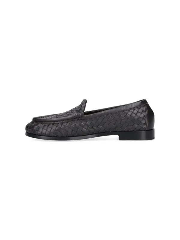 Bottega Veneta Silenzio Loafers - Brown