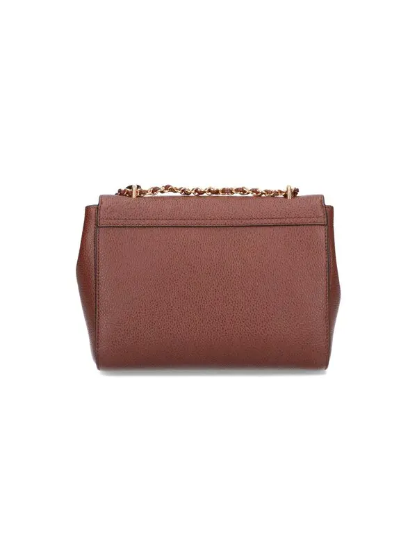 Mulberry Oak Bag In Pebbled Leather - Brown