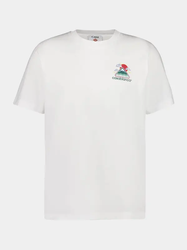 Casablanca Montagne Ondulée T-shirt - White