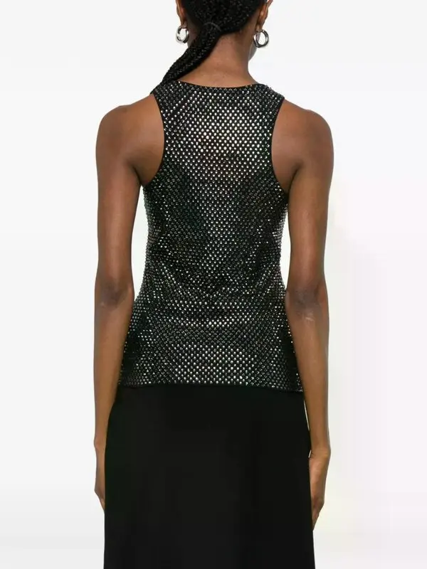 Giuseppe Di Morabito Crystal-embellished Ribbed-knit Top