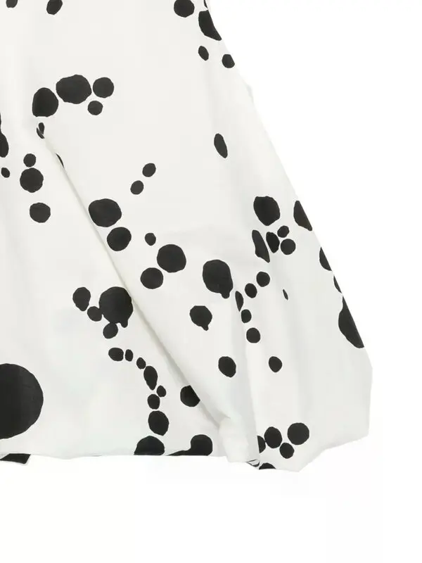 Apuntob Bubble-hem Sleeveless Blouse
