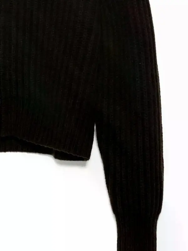 JAMES PERSE Chunky-knit Zip-up Cardigan