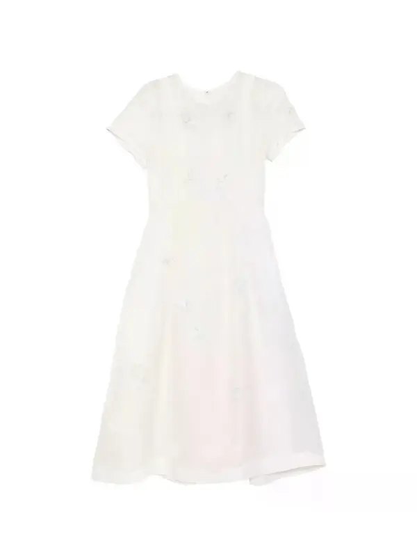 Shiatzy Chen Embroidered Midi Dress