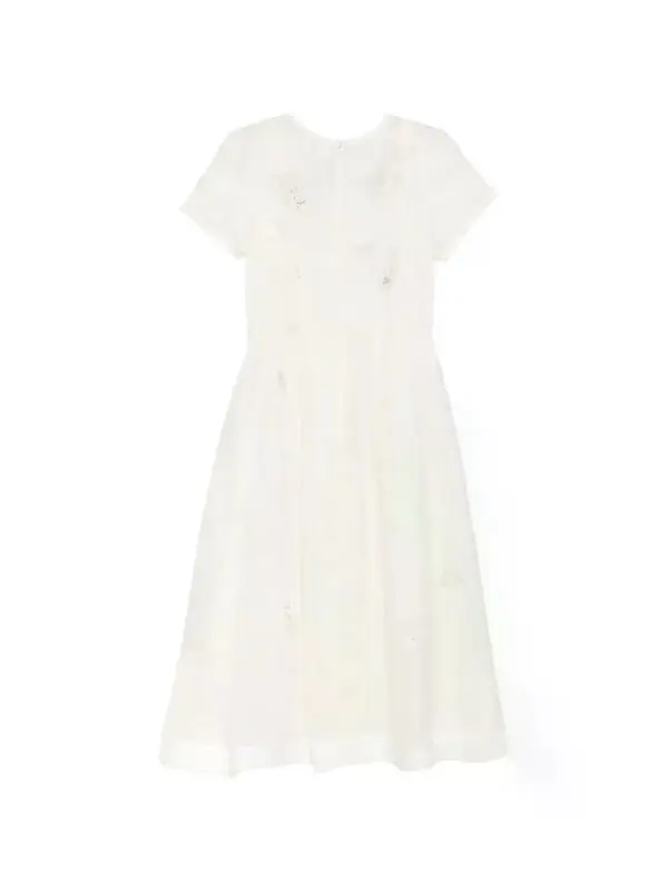 Shiatzy Chen Embroidered Midi Dress
