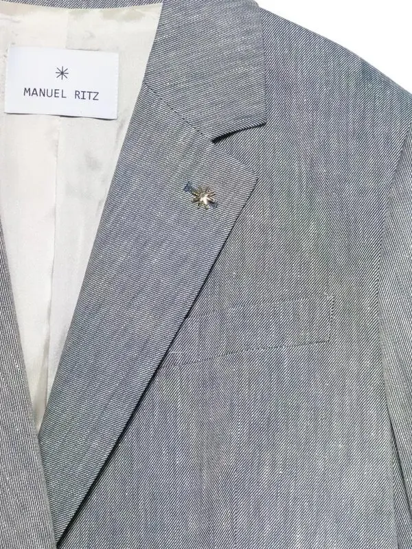 MANUEL RITZ Belted Lapel-collar Jacket