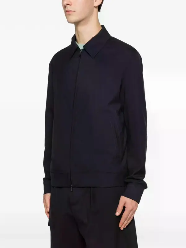 MANUEL RITZ Zip-up Jacket - Blue