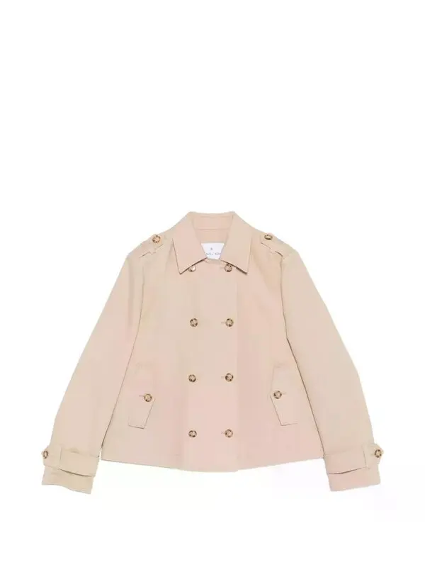 MANUEL RITZ Double-breasted Jacket With Epaulettes