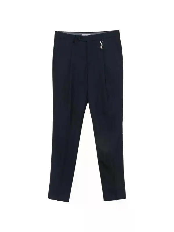 MANUEL RITZ Pleated Stretch-wool Trousers