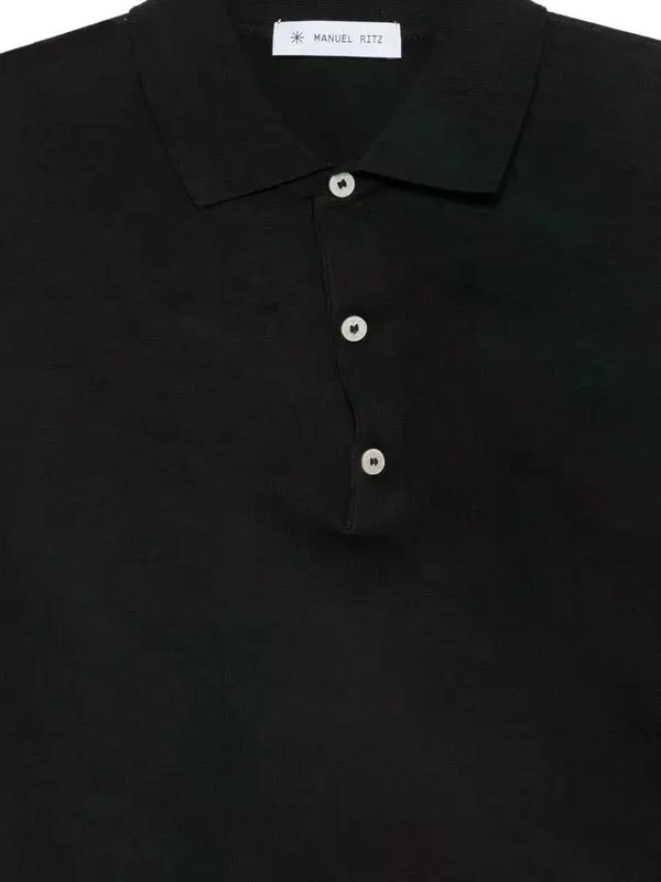 MANUEL RITZ Knitted Polo Shirt