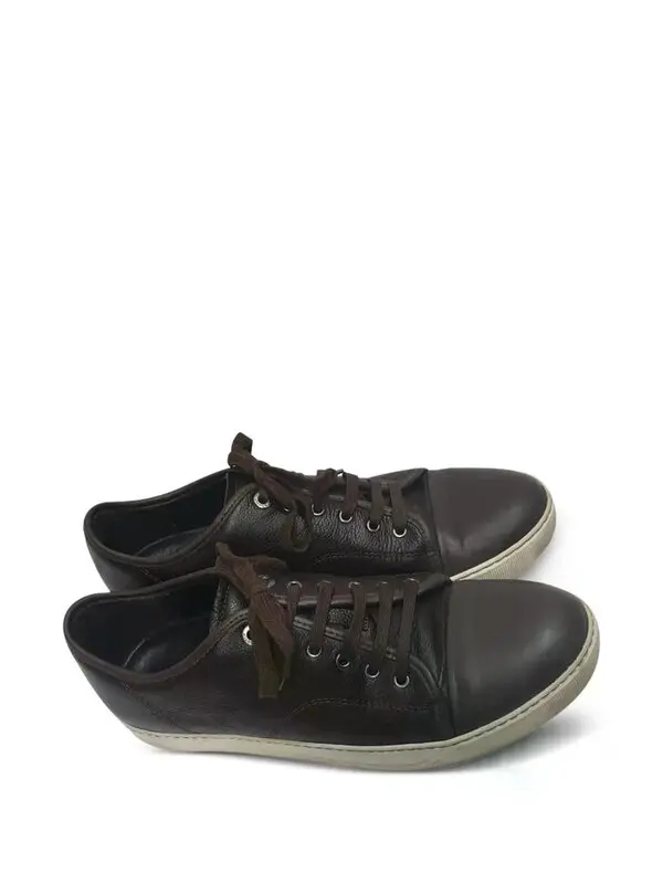 LANVIN Low-top Leather Sneakers