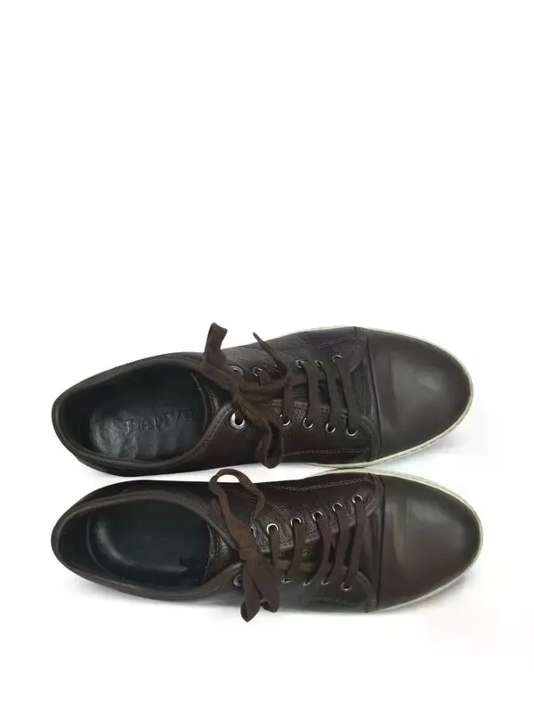 LANVIN Low-top Leather Sneakers